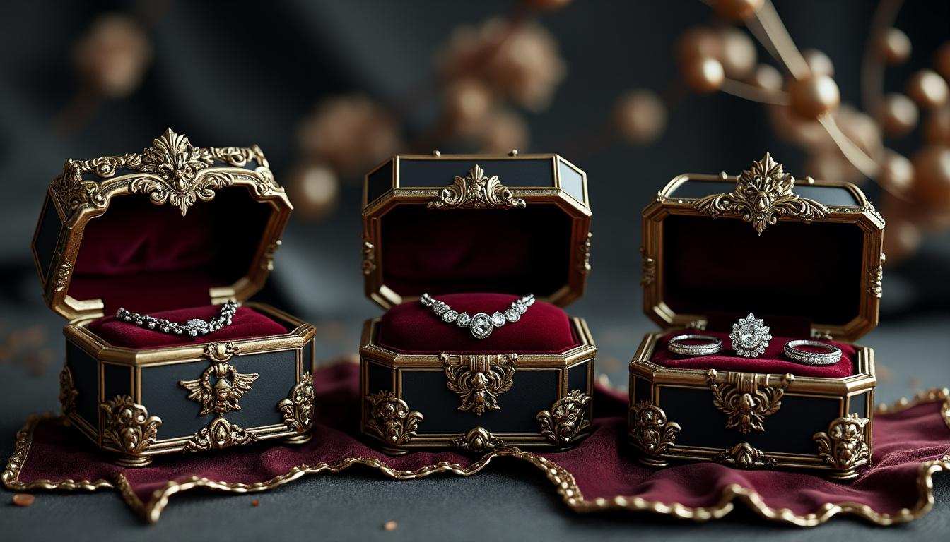 Les meilleures boites à bijoux gothiques pour sublimer votre collection