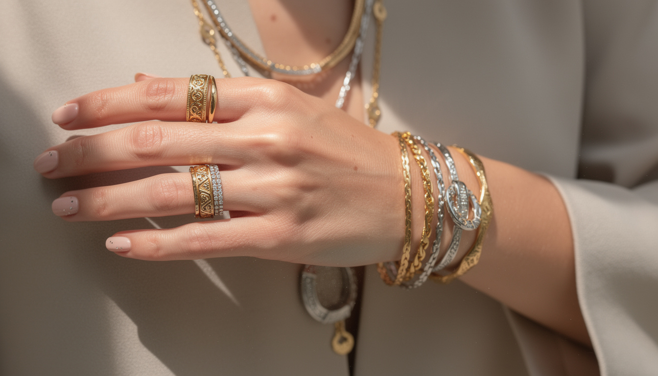 Mélanger bijoux or et argent : le guide ultime pour un style élégant